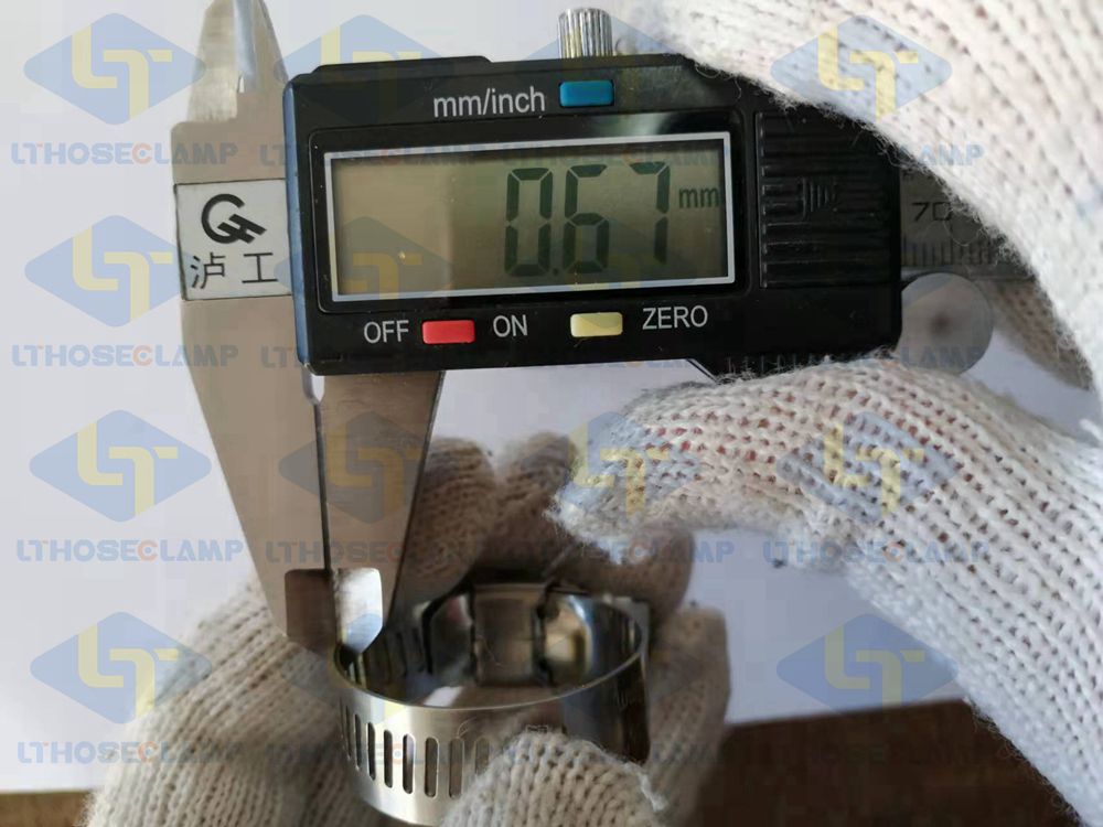 American type hose clamp - LT hose clamp