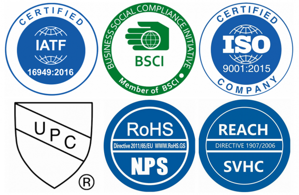 XINYU get UPC certificate of clamps - LT Hose Clamp